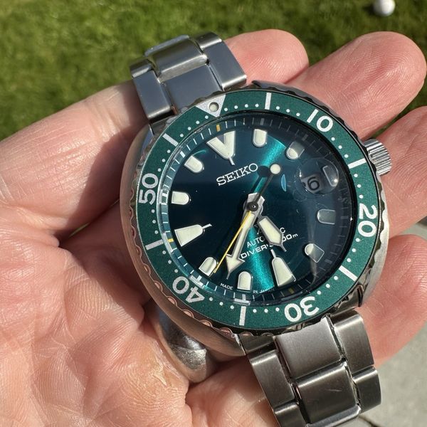 Seiko Mini Turtle SBDY083 Green Dial Great Condition JDM Version ...
