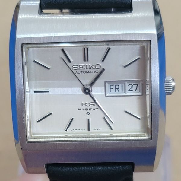 VINTAGE KING SEIKO KS 5626 SS HI BEAT 28800BPH AUTOMATIC 25J SS MENS WATCH | WatchCharts Marketplace