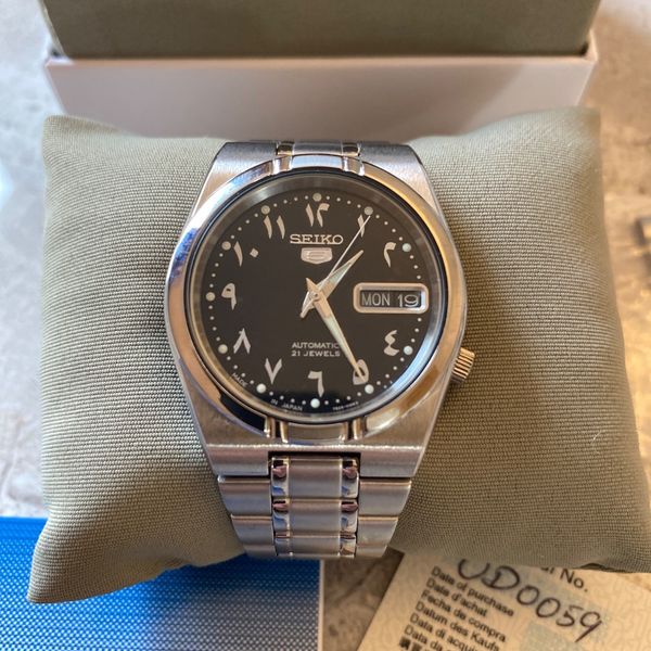 Seiko 5 Sports Men's Black Watch - SNK063J5 | WatchCharts Marketplace