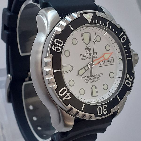 DEEP BLUE Pro Tac Precision Diver 1K Mens Quartz Watch. | WatchCharts ...