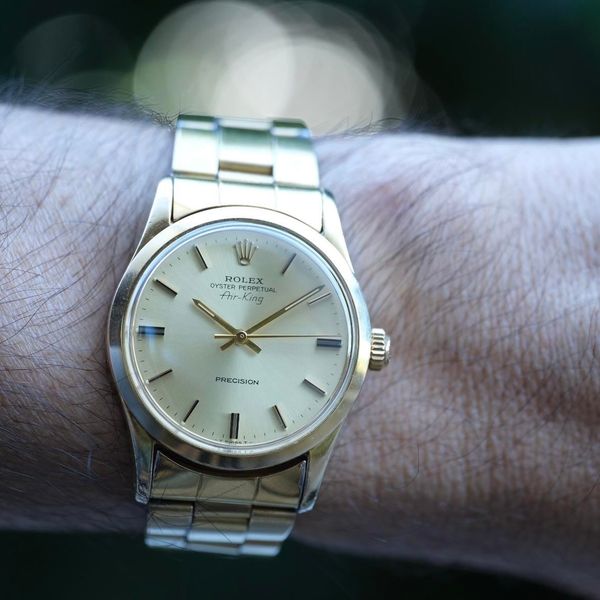 [WTS] Rare Vintage Rolex Air King Gold Capped Ref 5506 w/ Oyster ...