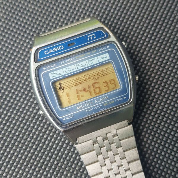 Vintage Casio Melody Alarm Mod 82 M-1230 Japan Digital Watch ...