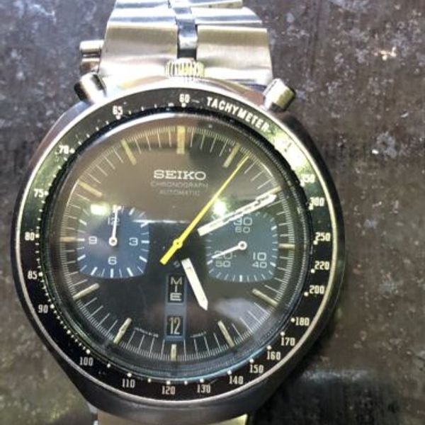 VINTAGE SEIKO BULL HEAD 6138-0040 BLACK DIAL | WatchCharts Marketplace