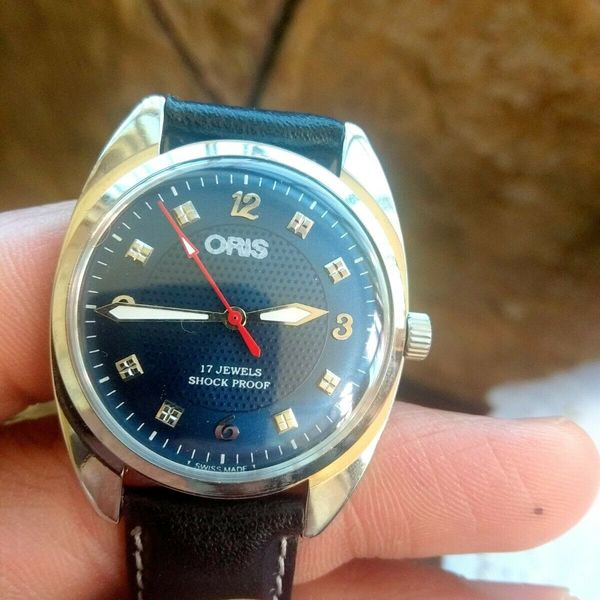 vintage oris automatic 17 jewels shock proof water resistant men swiss watch | WatchCharts ...