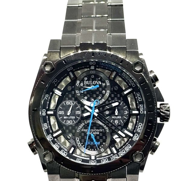 Bulova Precisionist Men's Chronograph Gray Gunmetal 30ATM 46mm Watch ...
