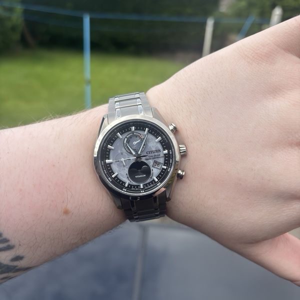 Citizen Tsuki-Yomi 43mm BY1010-57H Watch Radio Controlled Moonphase ...