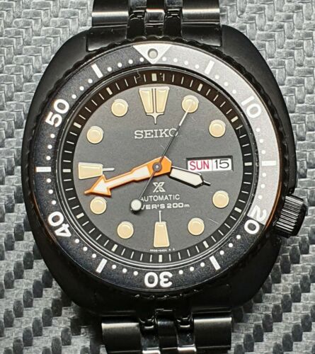 SEIKO PROSPEX BLACK SERIES NINJA TURTLE SRPC49K1 LIMITED EDITION. MINT ...