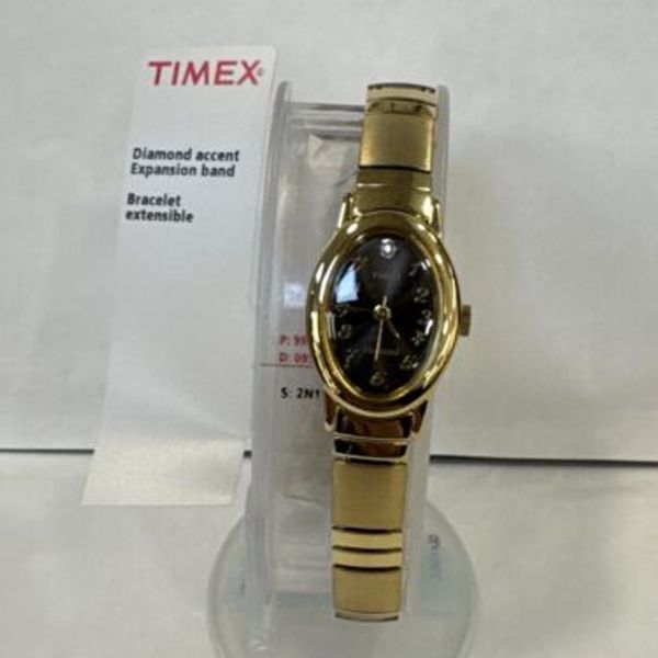 Ladies Timex Watch Expandable G/P Bracelet Old Stock New Boxed ...