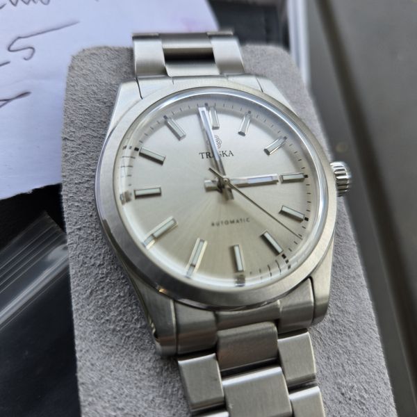 [WTS] Traska Commuter 36 Sterling Silver | WatchCharts Marketplace