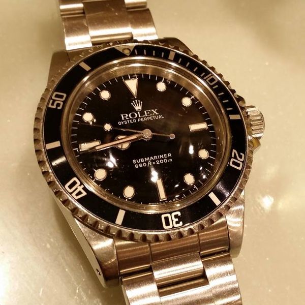 FS. Rolex ref 5513 Submariner Glossy Dial Automatic Watch "L" Serial ...