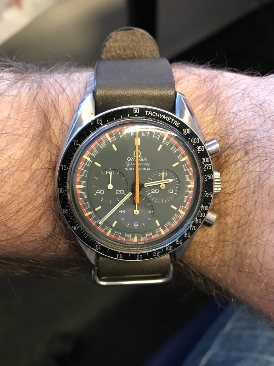 SOLD Omega Speedmaster 145.022-69 Racing grey Dial | WatchCharts ...