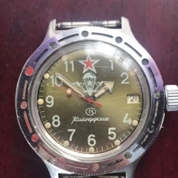 vostok komandirskie amphibian Automatic watch Russian | WatchCharts ...