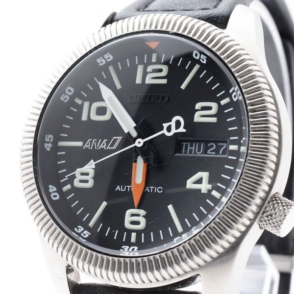 [NEAR MINT] SEIKO ANA PILOTS limited 7S26-0620 SBRS00F Automatic Men's ...