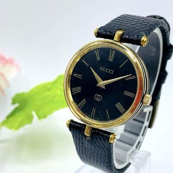 Gucci 2000M Sherry Line Men's Quartz Watch Working Excellent ...