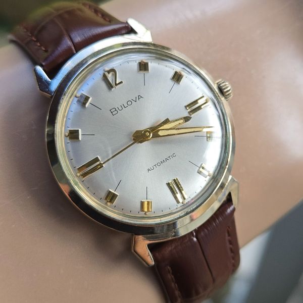 Vintage BULOVA Jet Clipper T men's automatic watch 11ALAC 17Jewels ...