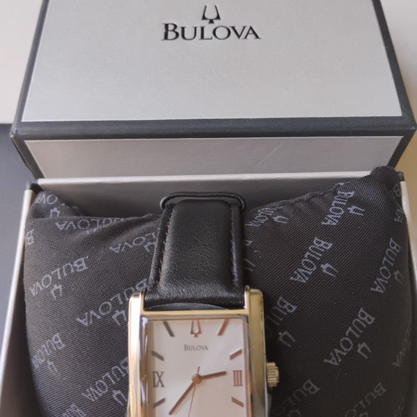 Bulova Automatic Mens Watch Brand New Rectangular | WatchCharts Marketplace