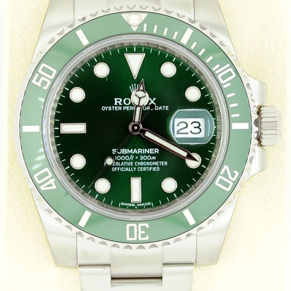 FS: BNIB Rolex 116610LV GREEN Submariner Date Ceramic Random-Serial ...