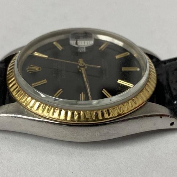 ROLEX Gent's Wristwatch 16013 STEEL & 18K GOLD OYSTER PERPETUAL 1988 ...