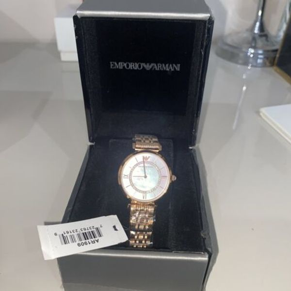 Emporio Armani Womenâ s Watch AR1909 | WatchCharts Marketplace