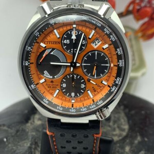 Citizen WR-200 ProMaster Bullhead 4 Register Chronograph NIB AV0078-04X ...