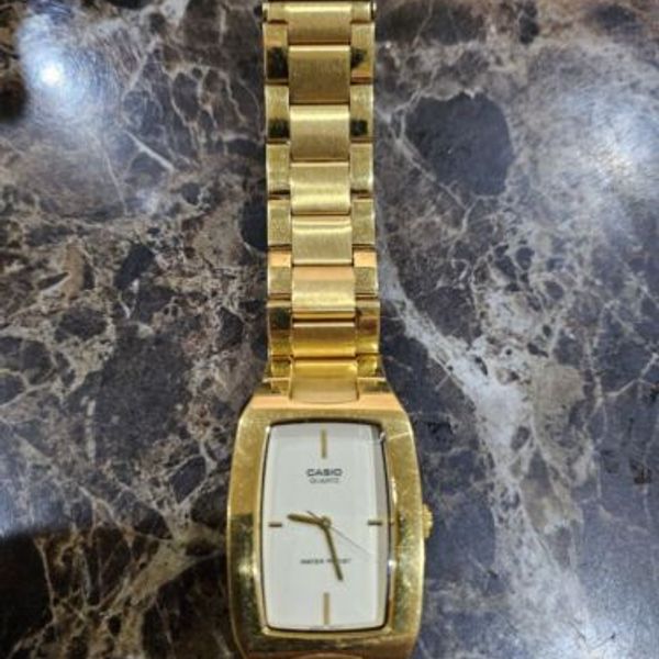 Casio Quartz Watch MTP 1165 Gold Dress Watch | WatchCharts Marketplace