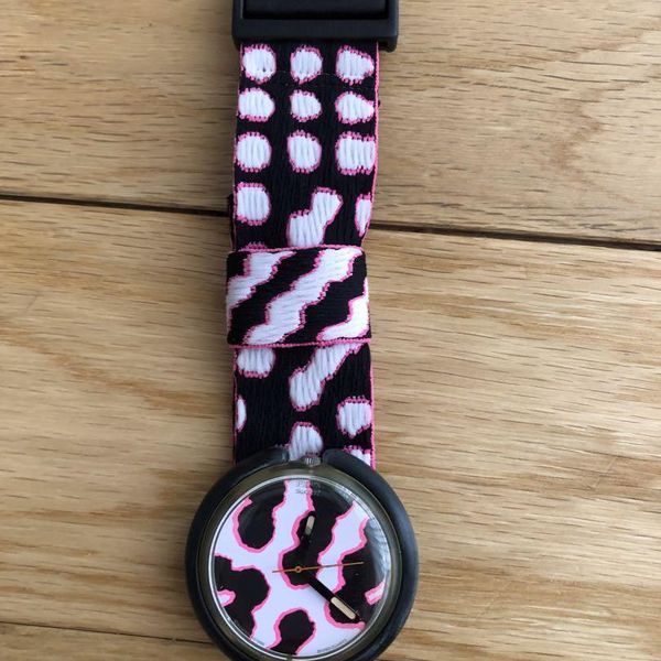 Final Swatch Pop Watch Pink/Black/White | WatchCharts Marketplace