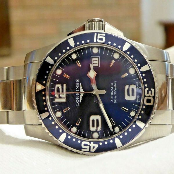 Longines HydroConquest 41mm L3.742 Automatic Blue dial, A condition ...