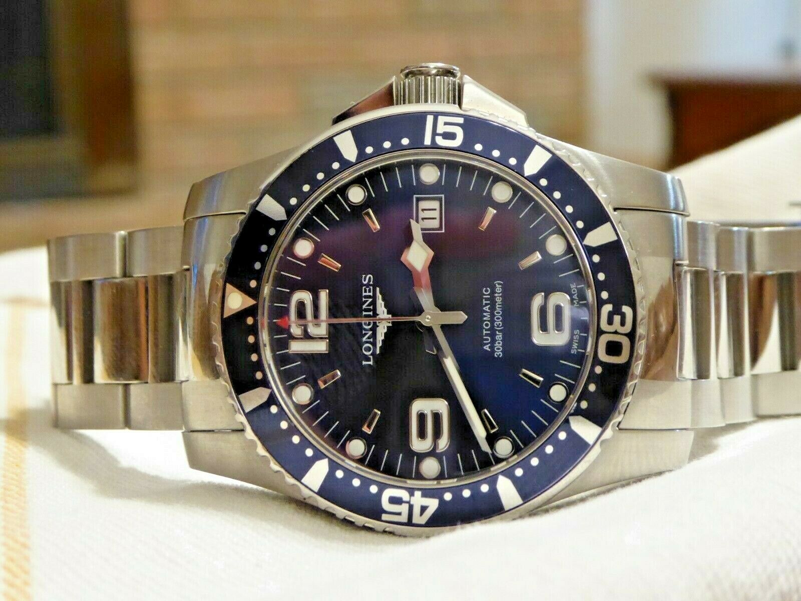 Longines HydroConquest 41mm L3.742 Automatic Blue dial, A condition ...