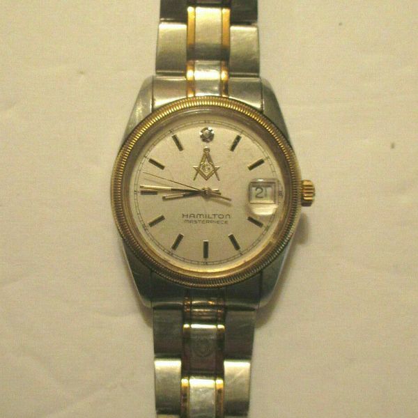 HAMILTON MASTERPIECE 8482- "MASONIC" MEN'S WATCH LIMITED (0964/ 1500 ...