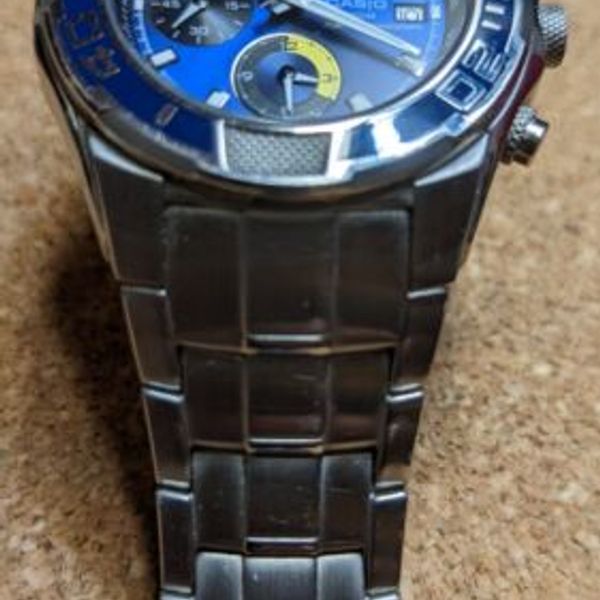 RARE CASIO MEN'S WRIST WATCH DURO 4726 MSY-502 CHRONOGRAPH ALARM WR200M ...