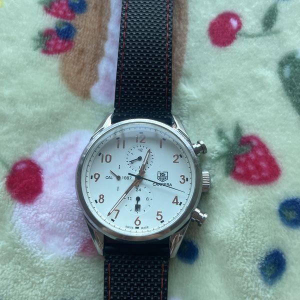 Tag Heuer Carrera Caliber 1887 Men's Watch- Rubber Strap | WatchCharts ...