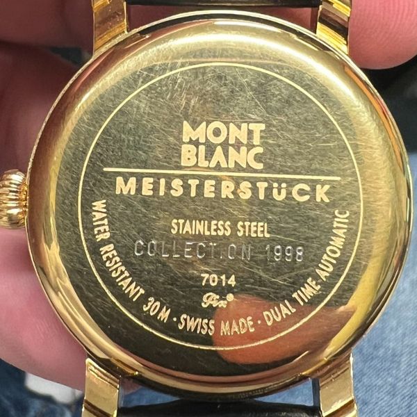 MontBlanc Meisterstuck Automatic Watch Collection 1998 30m *7014* *Runs ...