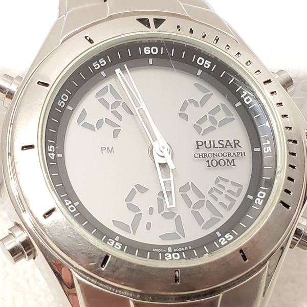 Vintage Pulsar by Seiko Men's Analog Digital Watch Chronograph Alarm ...