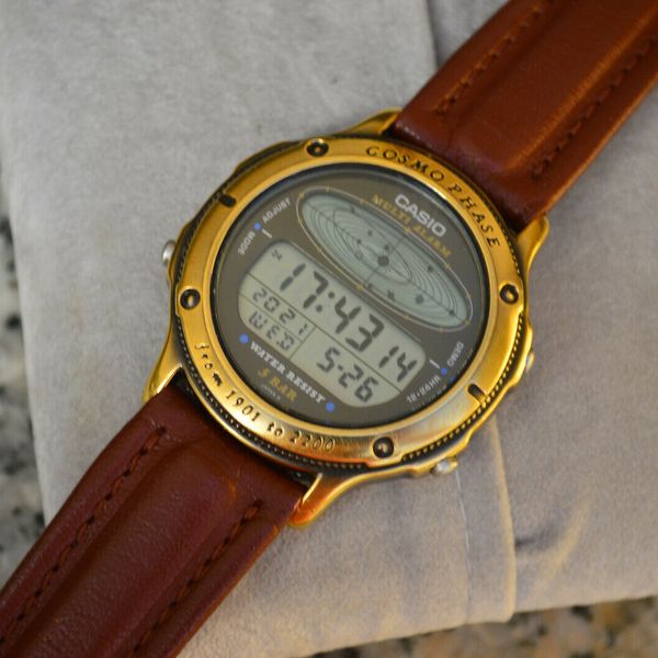 Casio cgw-91 "Cosmo Phase" NOS with Original Belt-Grail watch ...