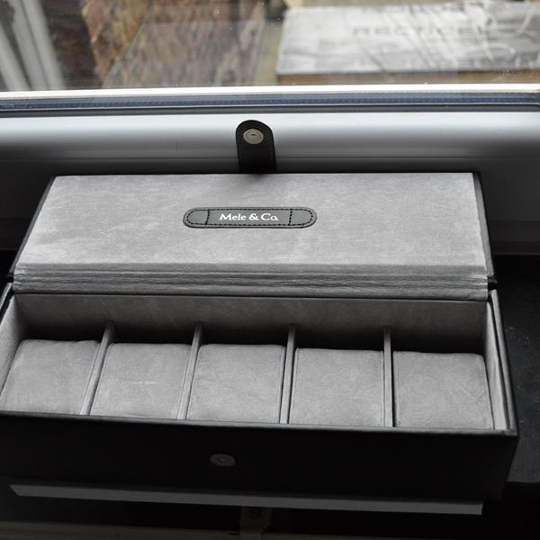 fs: faux leather 5 watch case for 15 euro | WatchCharts Marketplace