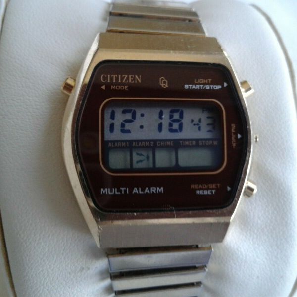 Vintage CITIZEN MULTI ALARM 40-1123 / LCD Digital Watch | WatchCharts