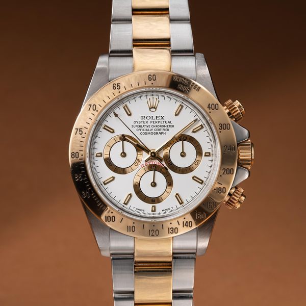 FS: 1999 Rolex Two-Tone Daytona 16523 White Dial with Papers ...