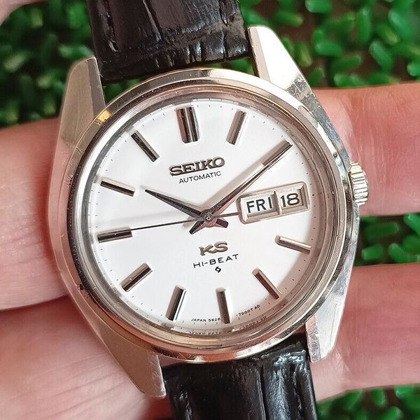 NICE & RARE VINTAGE KING SEIKO KS HI-BEAT 5626-7000 AUTOMATIC 25 JEWELS WATCH | WatchCharts ...