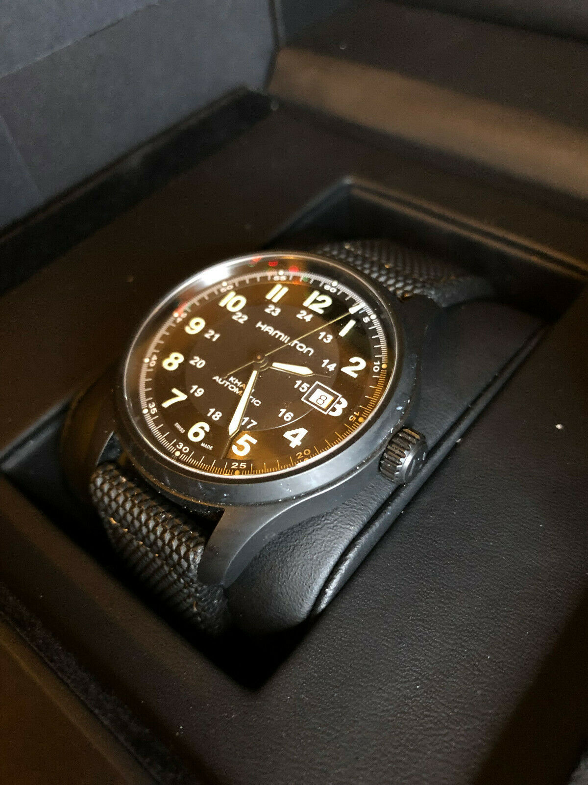 Hamilton Khaki Field Titanium Automatic Watch (H70575733 - Men's ...