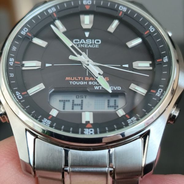 CASIO LINEAGE LCW-M100 WATCH **NEW Â£10 BATTERY**UK SELLER**-SOLAR ...