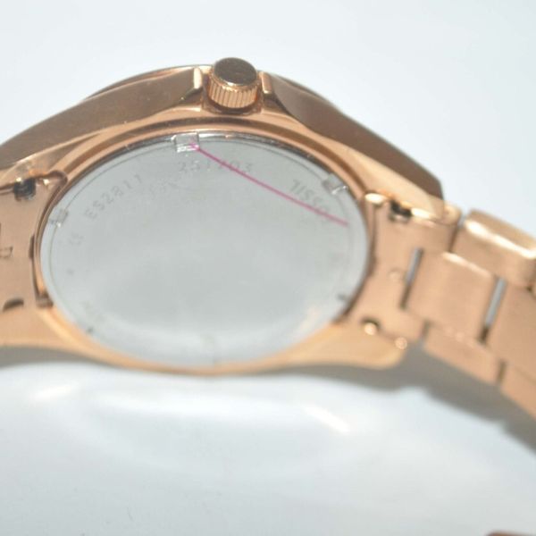 Fossil Riley ES2811 Women 40mm Rose Gold Tone Day Date Watch New ...