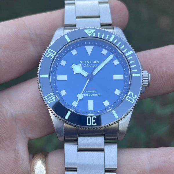 [WTS] Seestern ST430 – titanium Pelagos 39 homage | WatchCharts Marketplace