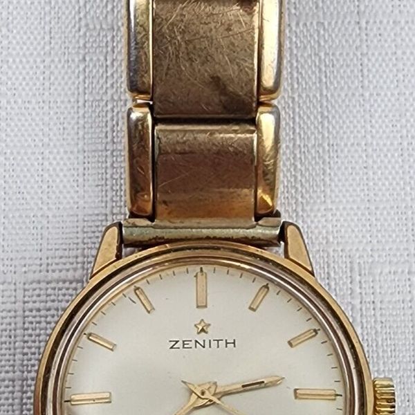 Zenith Stellina Laminato Oro 18K Plated Cal. 2532 19 Jewels 1960s ...