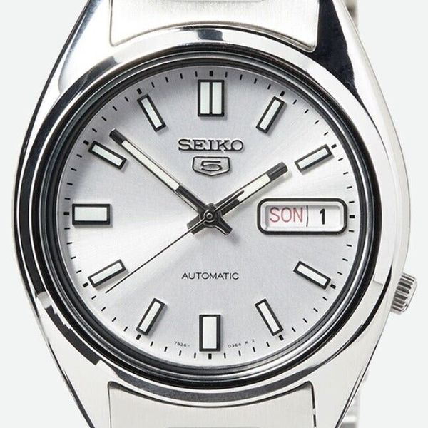 Seiko 5 Men's Watch SNXS73 Silver Dial | WatchCharts Marketplace
