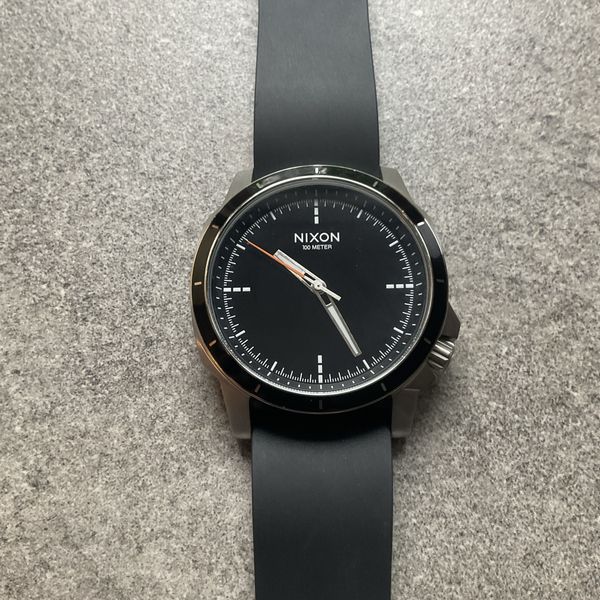 Nixon Mens Watch Park Session The Ranger Ops 45mm Silver Tone Case ...