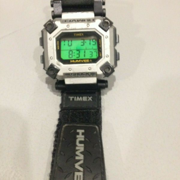Timex Humvee Military Silver Watch - 1990s | WatchCharts Marketplace