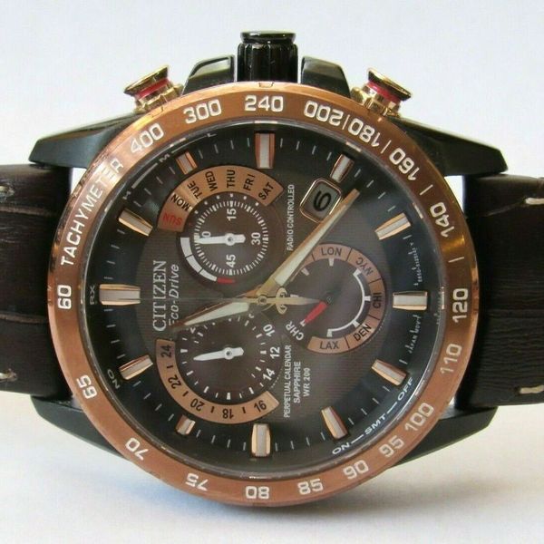 CITIZEN E650-S086710 ECO-DRIVE PERPETUAL CALENDAR RADIO CONTROLLED ...