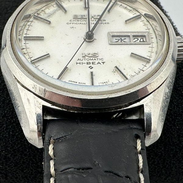 Seiko King Seiko High-Beat Men's Automatic JDM Day (Kanji / Eng) Date 5626-7040 | WatchCharts ...