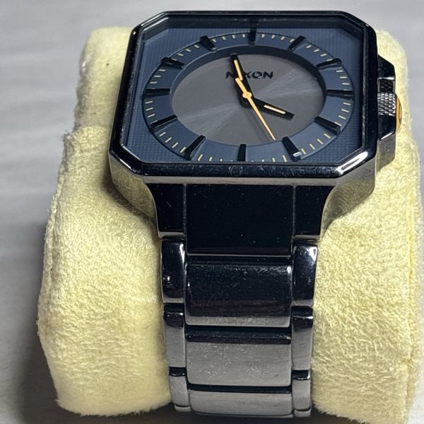 NIXON The Platform JUMP Gunmetal Black 100M STAINLESS STEEL Watch NEW ...