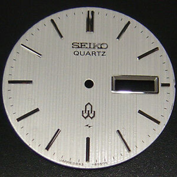 "For Repair Parts" Seiko Quartz Vintage Watch Dial 0843-8050 28.0mm ...
